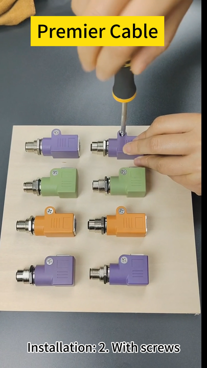 M12 X-Code to RJ45 Panel Mount Adapters for Industrial Ethernet