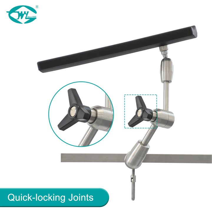 WEIYE Surgical Leg Stand Arm Support Lateral Operating Table Leg Holder ...