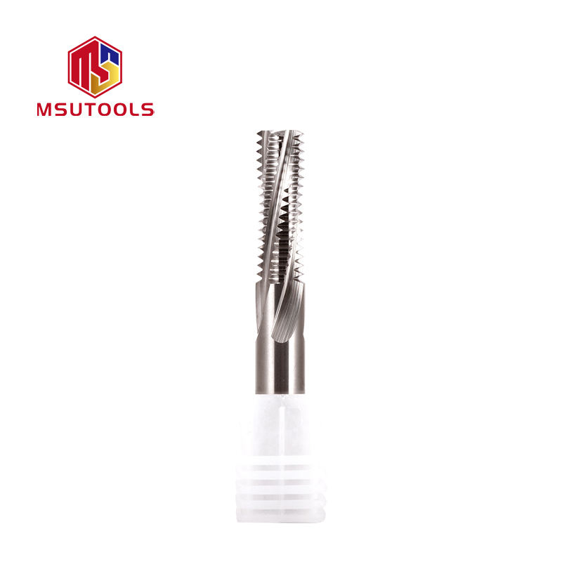 MSU HRC55 High Hardness Tin Coated Tungsten Carbide Threading Milling ...
