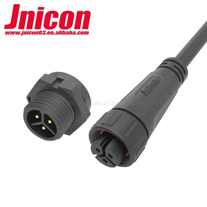 Jnicon M16 Screw Lock Connector 2 3 4 5 6 7 8 Pin Thread Lock Circular ...