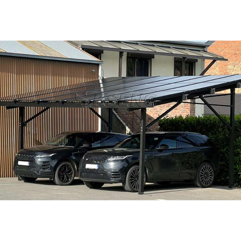 10KW Light weight waterproof solar carport structural aluminum pv solar ...