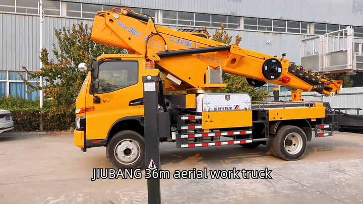 Customized Telescopic Boom Bucket Vehicle Aerial Work Truck High ...