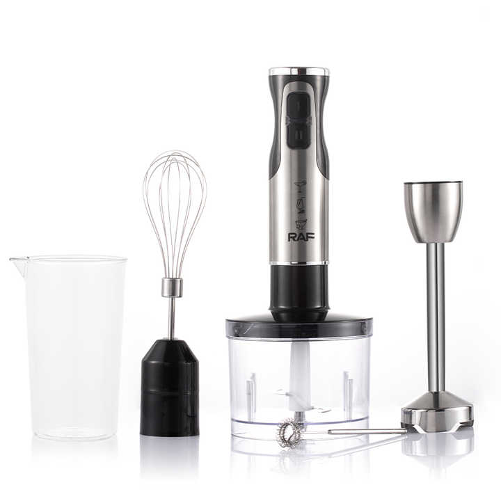 RAF 4 in 1 Stick Blender Set Hand Mixer Vegetable Chopper Whisk ...