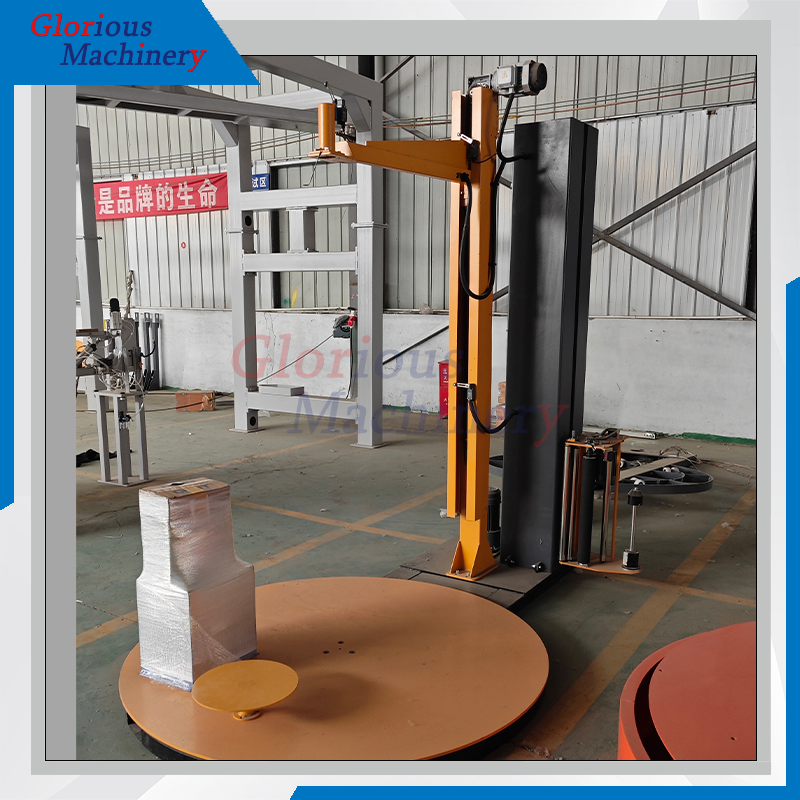 Semi-Automatic Electric Pallet Stretch Wrapping Machine Self-Propelled ...