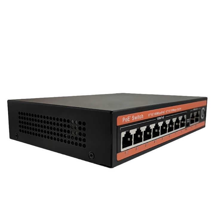 PoE Switch for CCTV 120W Power Supply 250 Meters Transmission Distance ...