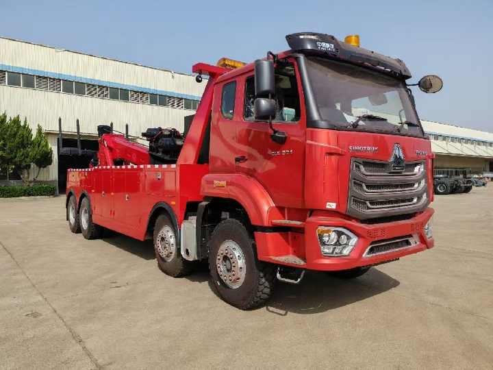 Sinotruk Howo Heavy Duty Wrecker Body 40t 75 Ton Rotator Tow Trucks ...