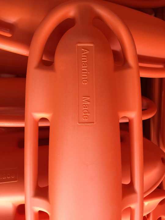 Water Safety Lifesaving Plastic Floating Swimming Buoy Torpedo Lifebuoy ...