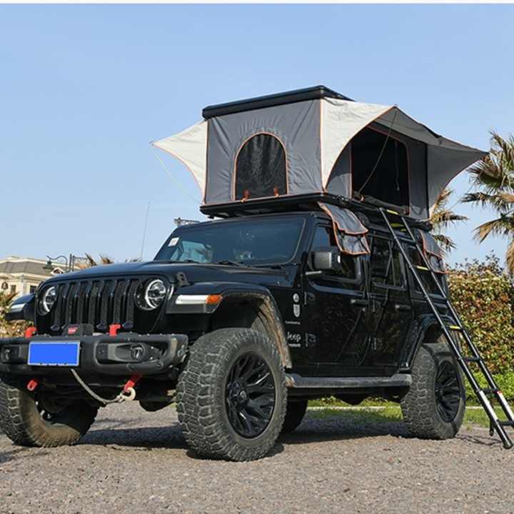 Outdoor Self-driving Camping Car Roof Tent Waterproof Soft Shell with ...
