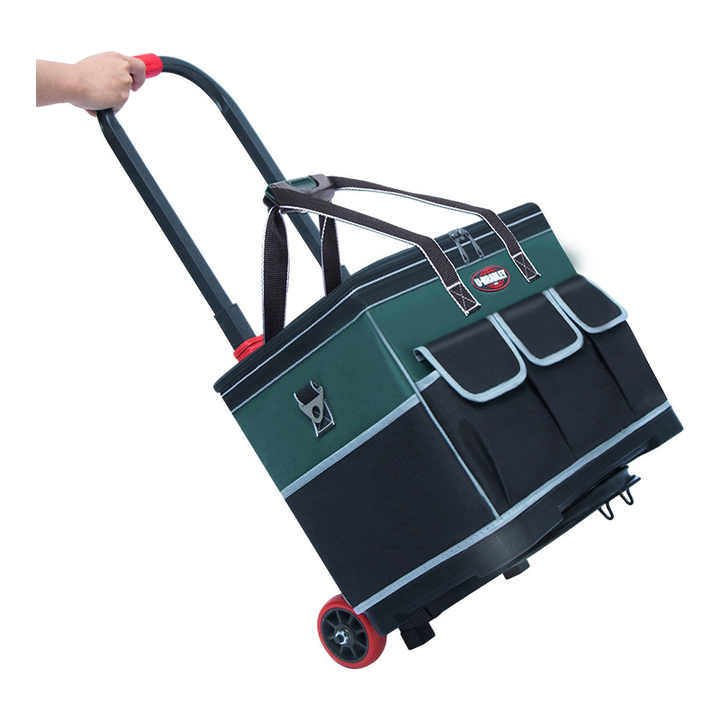 Trolley Tool Box Canvas Tool Bag - Multifunctional & Durable