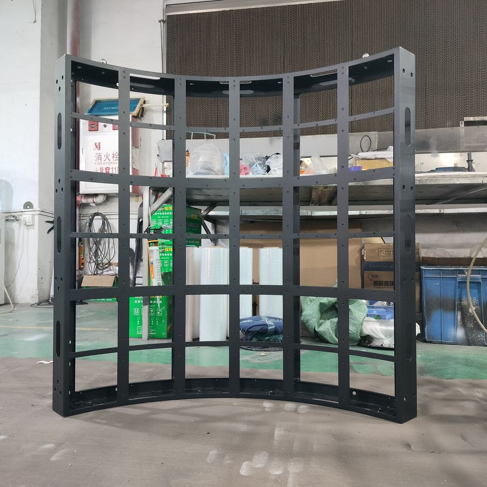LED Display Cabinet Frame Metal Structure Custom Sheet Metal Frame for ...