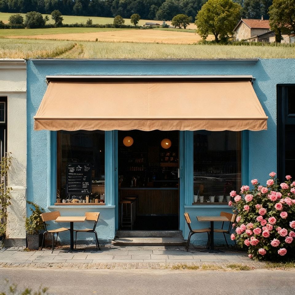 Modern Wind-Resistant Outdoor Retractable Commercial Awning Canopy ...