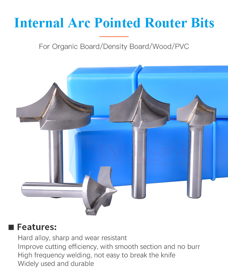 Startnow 5 Cái Dao Phay Cnc Công Cụ Router Khắc Bit Cho Bảng Hữu Cơ Md ...