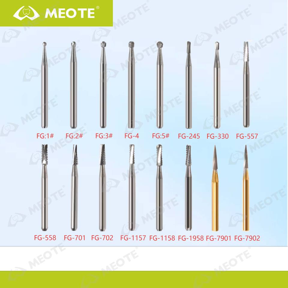 1Pack Dental Tungsten Carbide Steel Burs FG/Endo/FGXL/Low Speed ...