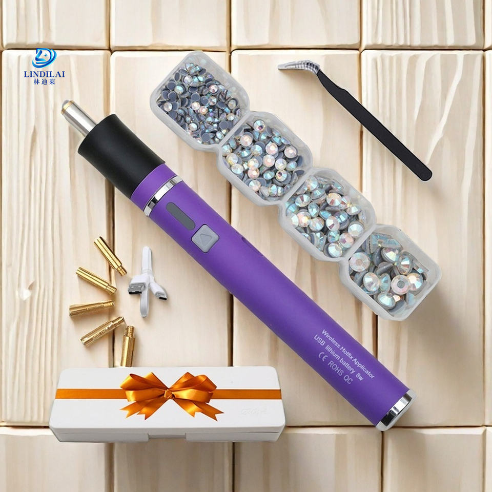 Portable Battery-Operated Rhinestone Applicator 1000mAh USB-C Charging ...
