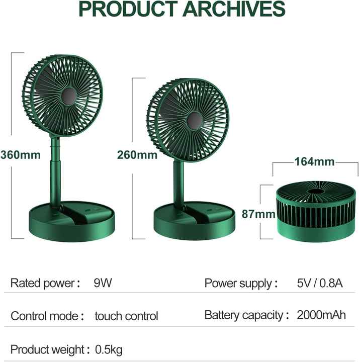 Rechargeable Desktop Table Stand Outdoor Car Hotel Use English Plastic ...