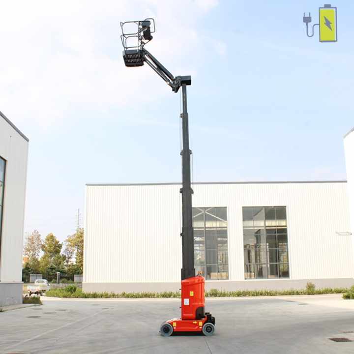 Rigid Boom Lift Platform Heavy-Duty Straight Arm Aerial Work Platform ...
