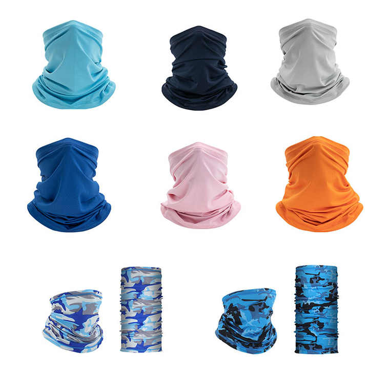Cycling Half Face Mask Balaclava - Ice Silk Motorcycle Scarf