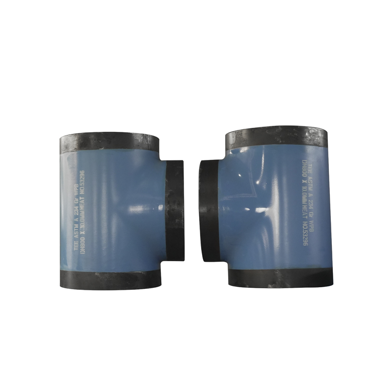 Customizable Nickel Alloy ASME 16.9 BLUE tee straight Tee