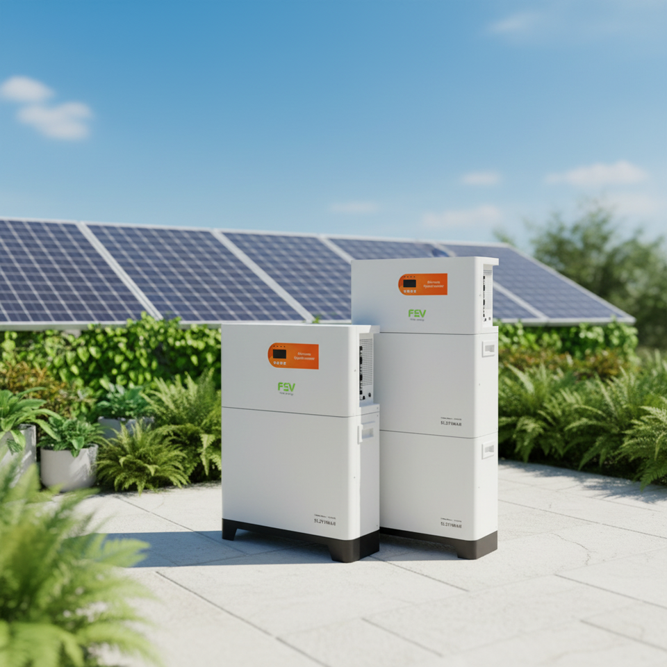 15Kw Hybrid Solar Storage Battery System 51.2V Split Phase Inverter ...
