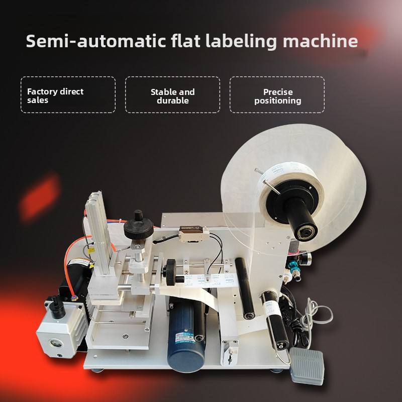 Flat Labeling Machine Fully Automatic Small High-Speed Handheld Semi ...