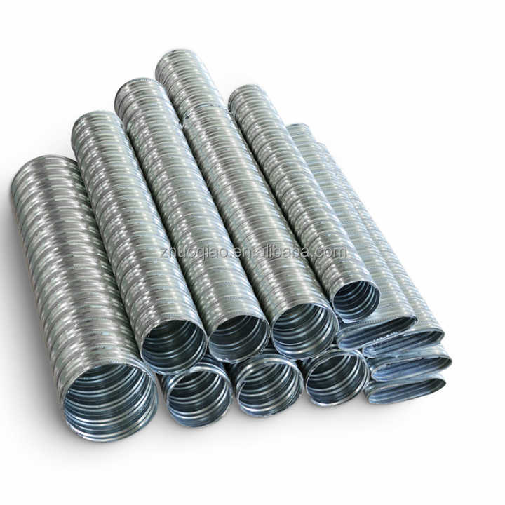 Prestressed Round Galvanized Metal Corrugated Pipe 80mm 85mm 90mm ...