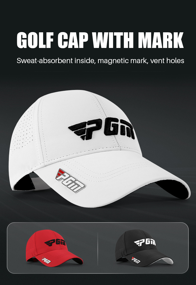 PGM MZ032 men golf cap golf hat with marker perforated golf hat-企业官网