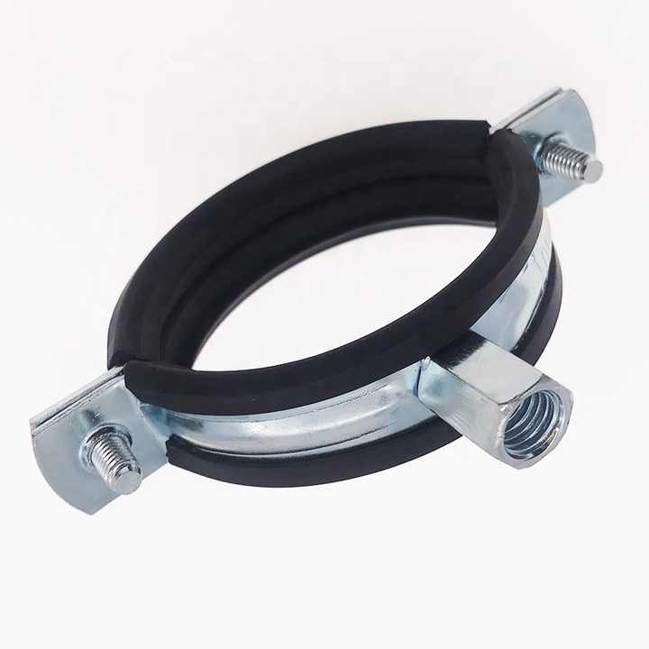 2025 New M8+M10 Pipe Clamps with Pvc Rubber and Plastic Anchor Metal ...