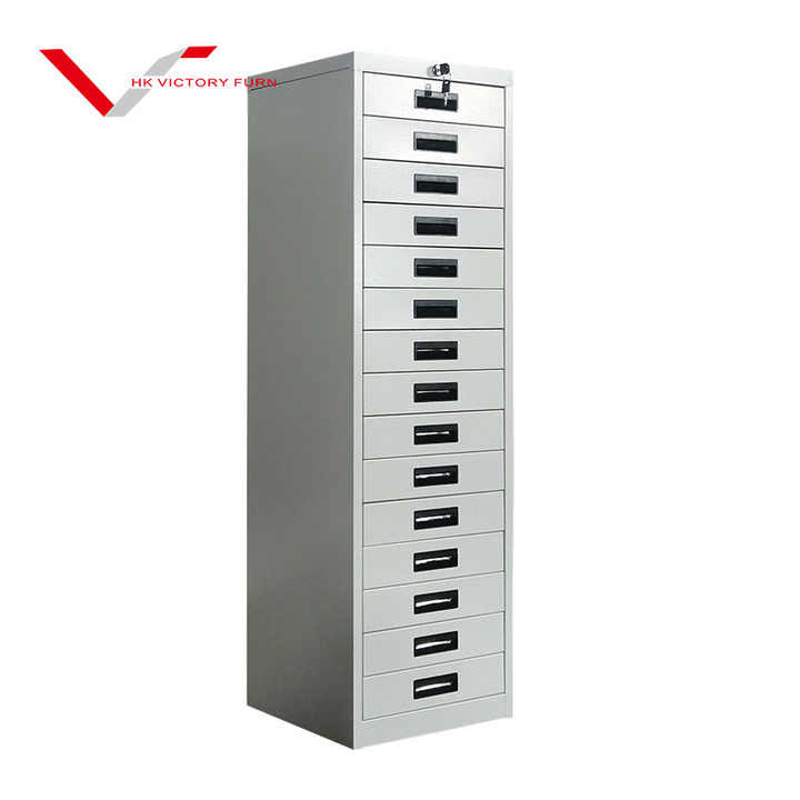 Office File Cabinet 15 Drawers Storage Cabinet Home Metal Small Steel ...