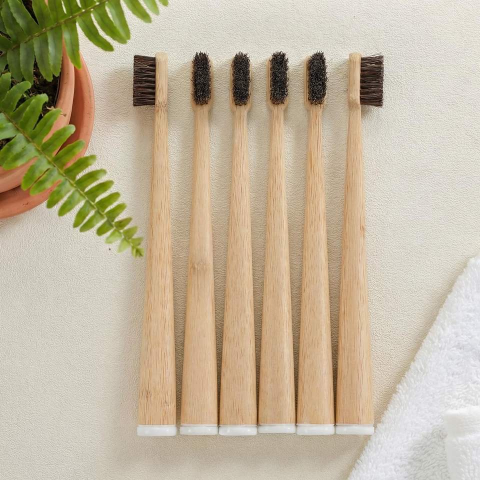 Custom Logo Horse Hair Bamboo Toothbrushes with Boxes| Alibaba.com