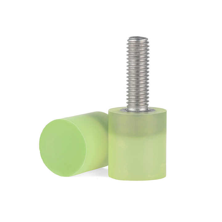 Stainless Steel Polyurethane Rubber-Coated Screw Buffer