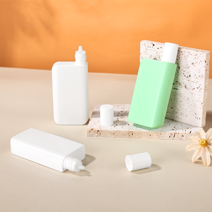 Customizable Empty 50ml HDPE Sunscreen Bottle Extruded White Green Tube ...