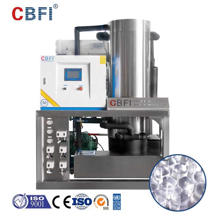 5 Tons Automatic Cylindrical Ice Machine Ice Tube Maker