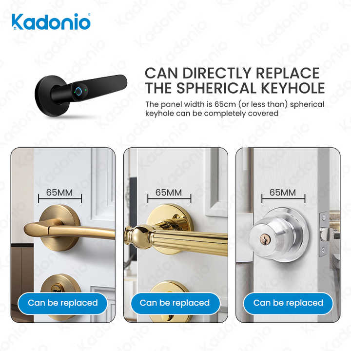 Kadonio Internal Door Handle - Smart Fingerprint Lock