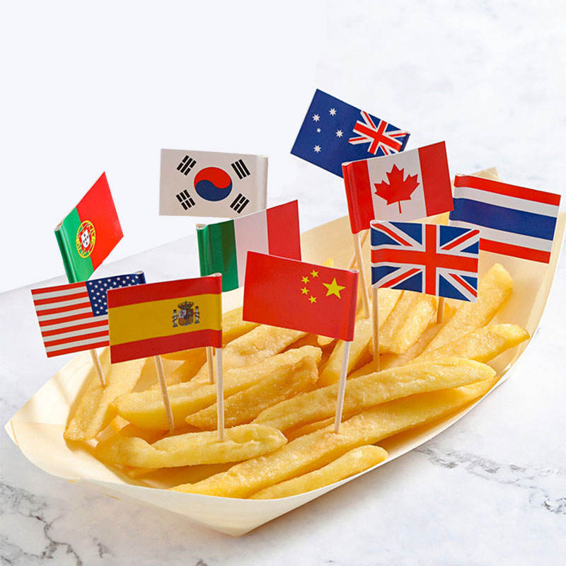 Custom Toothpick Country Flags Burger Sandwich Cake Flags Toothpick ...