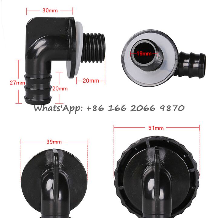 Canister Pump Output Nozzle Adjustable Aquarium Nozzle - 360° Rotating ...