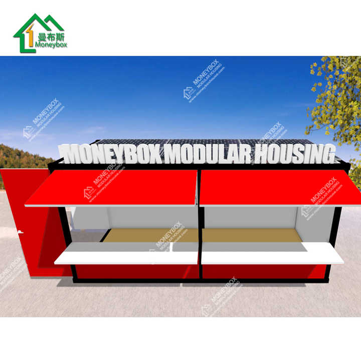 2025 New Design 20ft Prefab Easy Transport Mobile Portable Fast Food ...