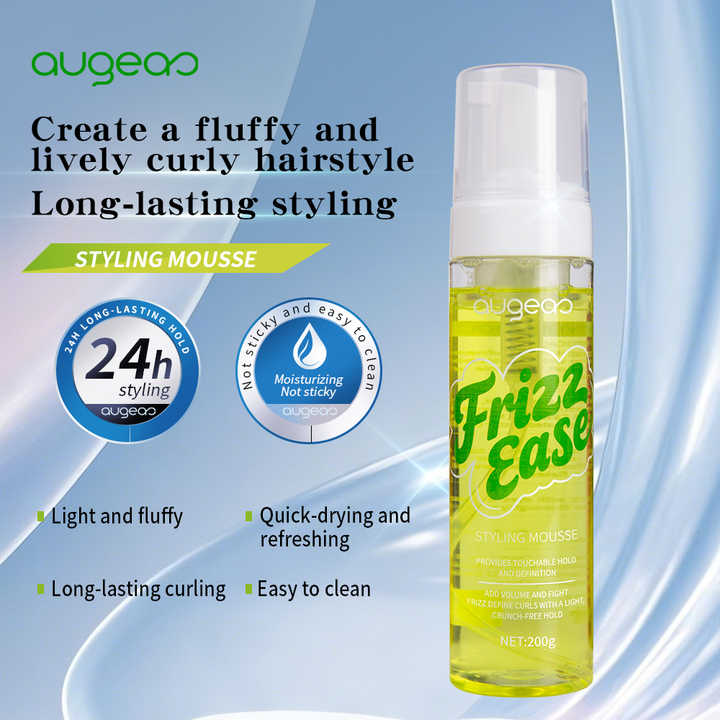 Hair Styling Product Strong Hold Foam Curl Defining Flexibility Olive ...