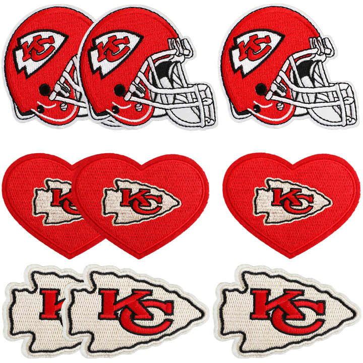 Custom 3D Embroidered Chiefs Logo Patch Iron Sew-On Style Sports ...