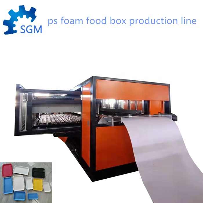 PS Foaming Sheet Line Foam Food Storage Container Making Manufacturing ...