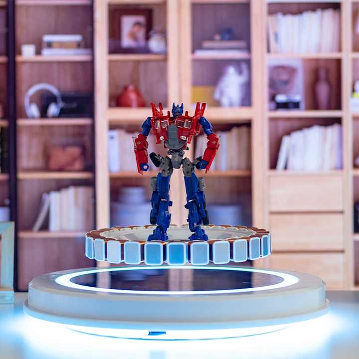 Luxury Plastic ABS Table LED Magnetic Levitation Display Stand