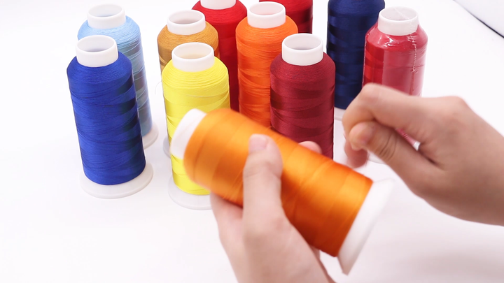 Kangfa Polyester Embroidery Thread - 700 Colors, Fast Delivery
