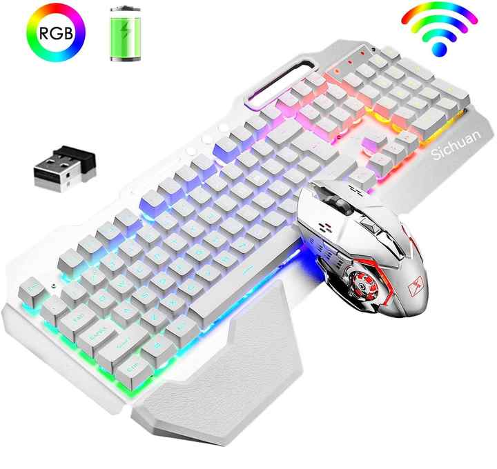 XINMENG K680 RGB Wireless Keyboard and Mouse Set for Esports