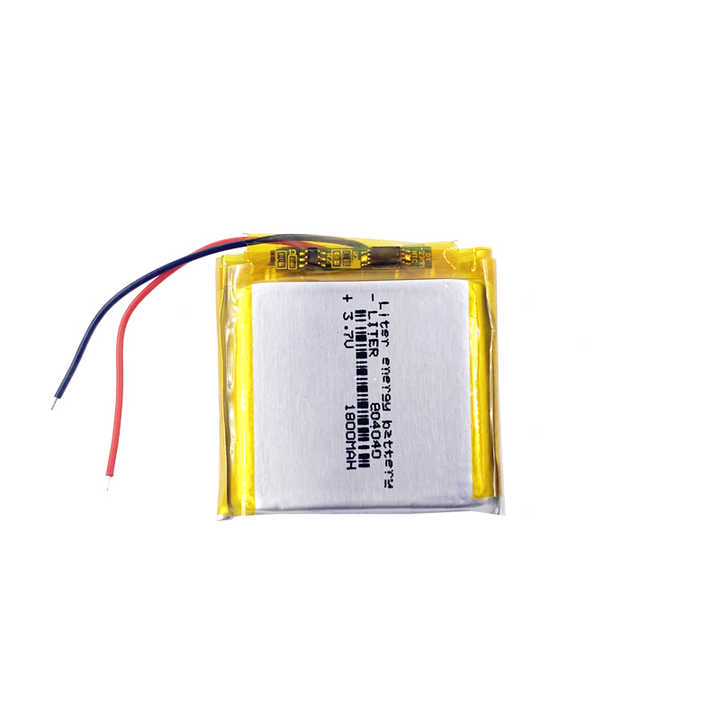 Custom 3.7V 804040 1800mah Rechargeable Li-ion Polymer Lithium Battery ...