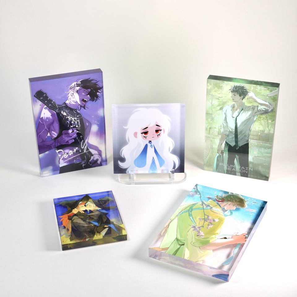 Wholesale Eco-Friendly Thick Acrylic Block Standee Custom Unique ...