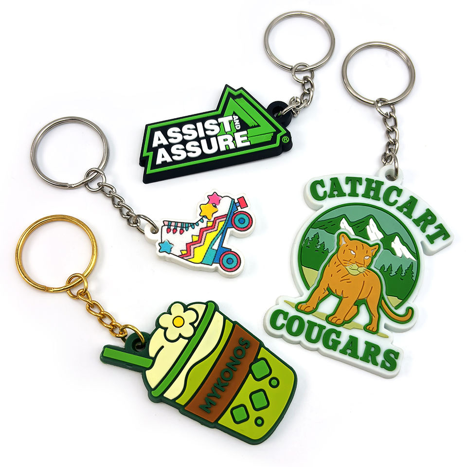 Custom Logo Key Chain Pvc Embossed Rubber Keychains 2D /3D Soft PVC ...