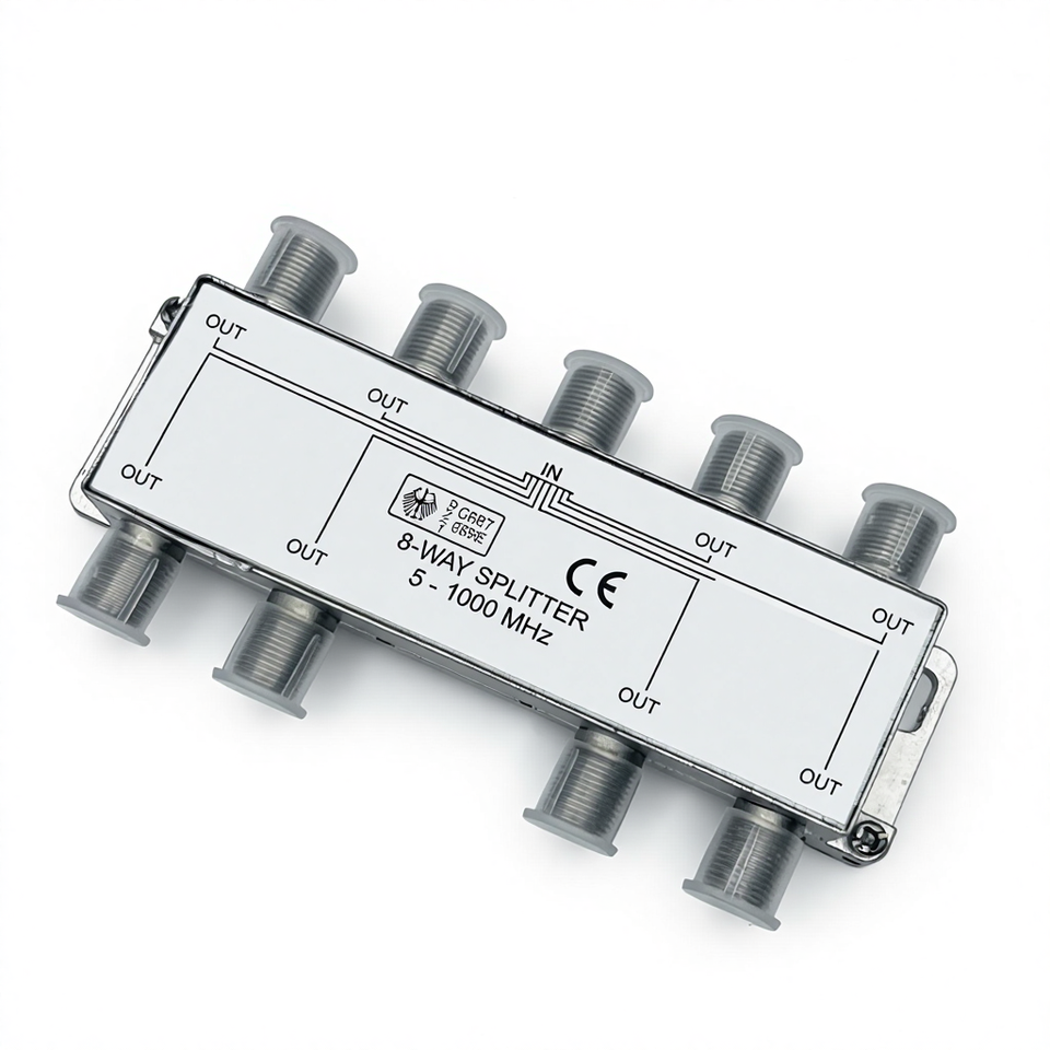 8 Way Home Tv Splitter Distributor Zinc Output Connector the Factory ...