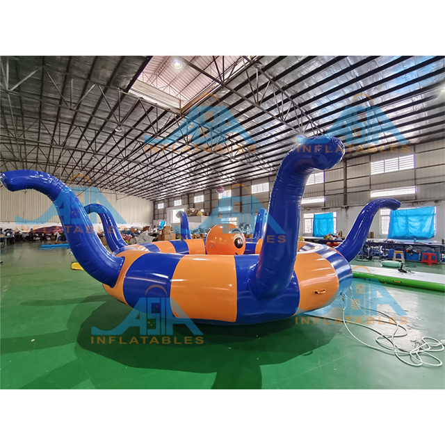 New Flying Inflated Water Towable Fun Crazy Towing Octopus Boat Tube ...