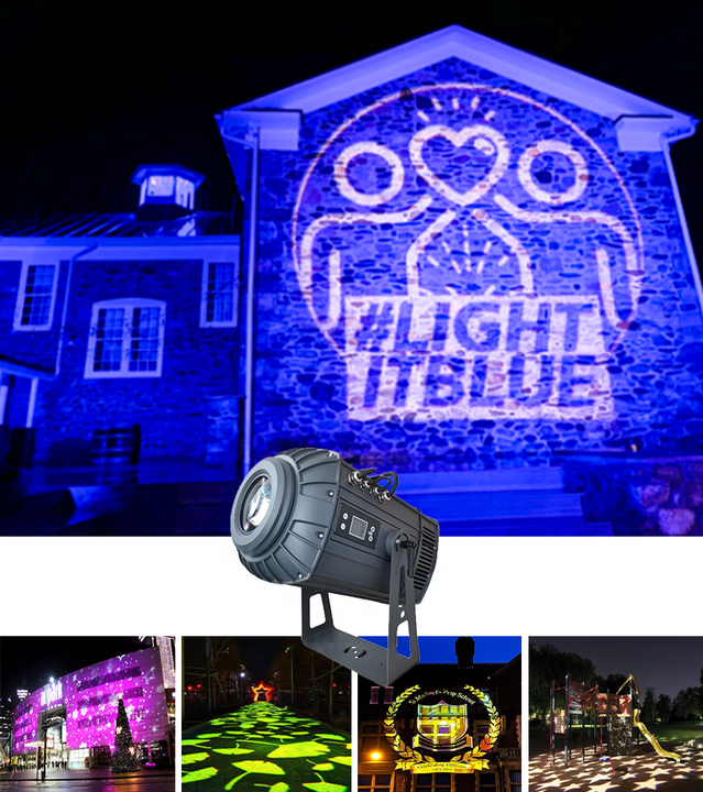 Nebula Dynamic 300w LED Gobo Zoom Image Projection Lights
