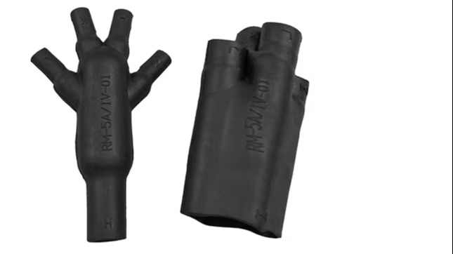 Heat Shrink Breakout Boot, 3 Ways Transition Moulded 462A011 Raychem ...