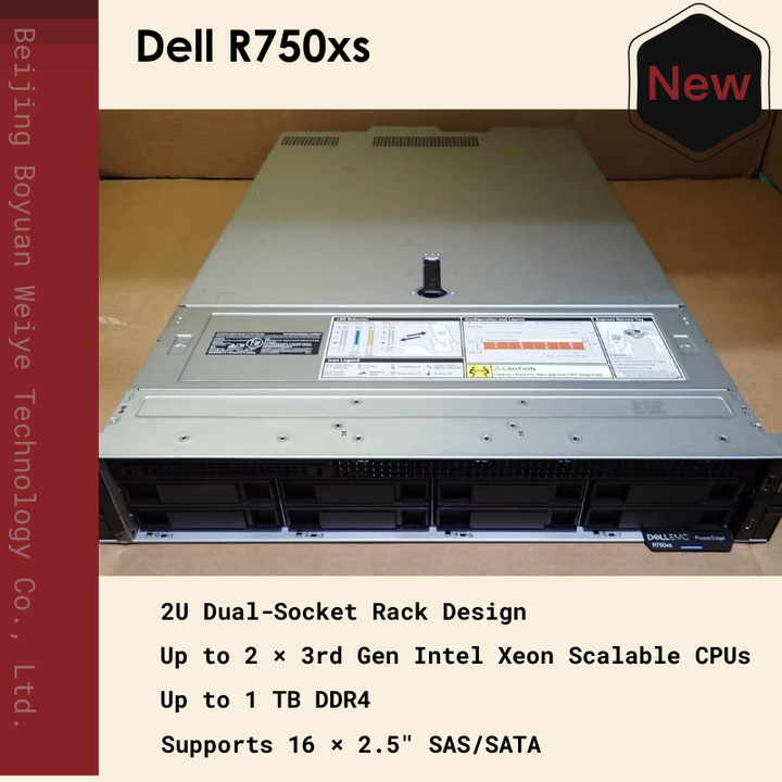 For Dell PowerEdge R750xs 2U Rack Server Dual Intel Xeon Scalable CPUs ...